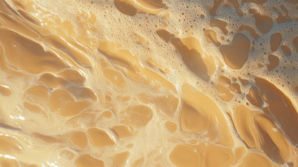Abstract Texture of Sandy Smooth Clay Wall Surface with Fluid Patterns ...