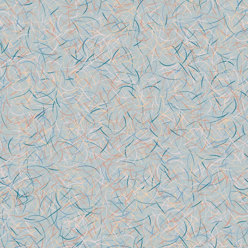 Abstract Texture with Scribbled Lines Seamless Vector Pattern Stock ...
