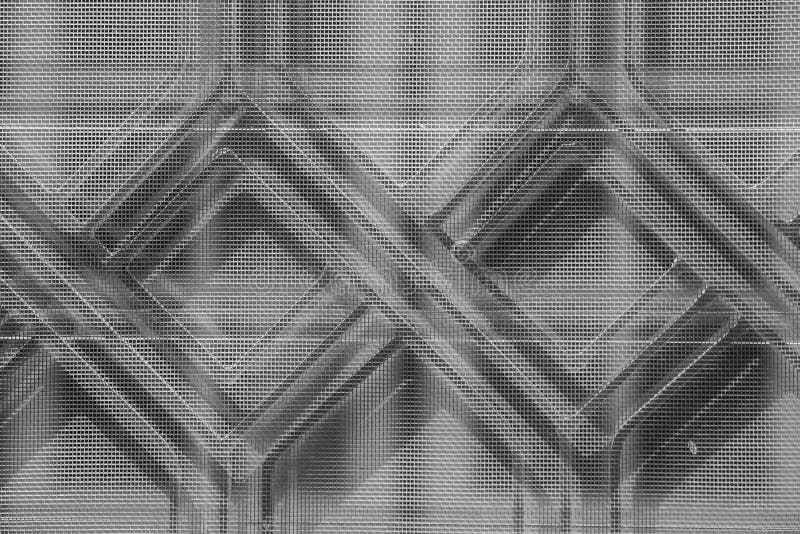 Abstract Texture and Shadow of Window Wrought Iron. Stock Image - Image ...