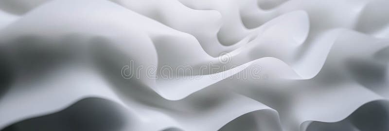 Abstract Texture of Smooth White Fabric with Subtle Grey Waves for ...