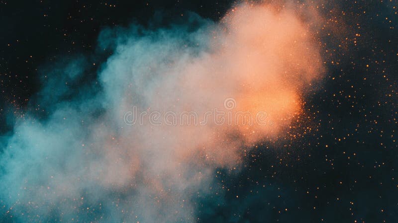 Abstract Texture of Soot and Dust Particles on Black Wall Background ...