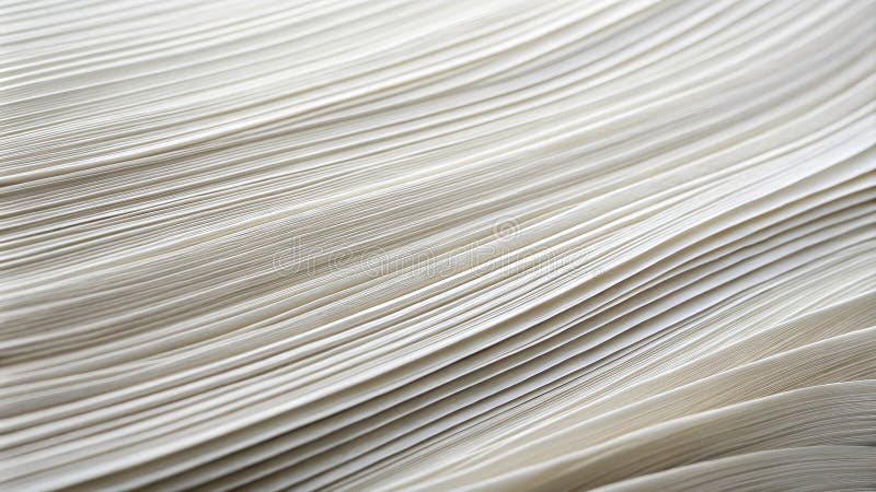 Abstract Texture of Stacked White Paper Sheets, Creating a Pleated ...