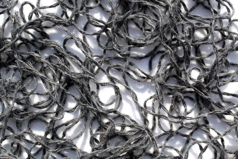 Abstract Texture from Tangled Bright Threads. Stock Image - Image of ...