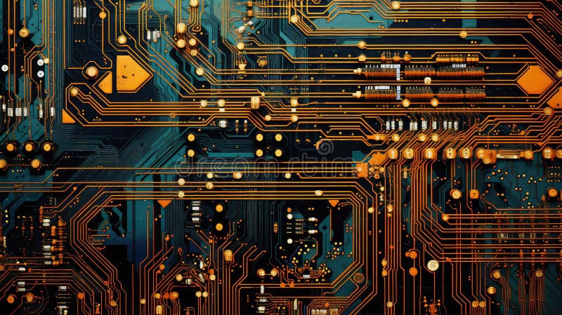 Abstract Texture Tech Background Stock Illustration - Illustration of ...