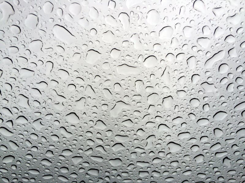 Abstract Texture of Water Drops on a Glass Stock Photo - Image of ...
