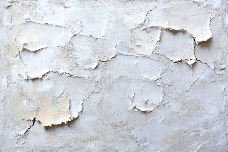 An Abstract Texture in White, Created with Thick, Layered Brushwork and ...