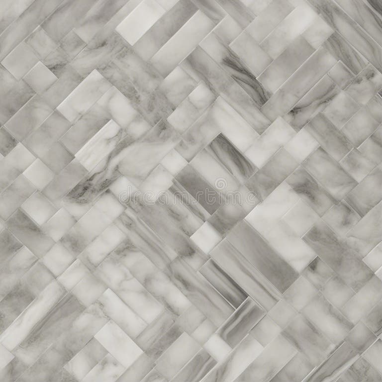 Abstract Texture White Marble Tile with a Gray and White Pattern Stock Illustration ...
