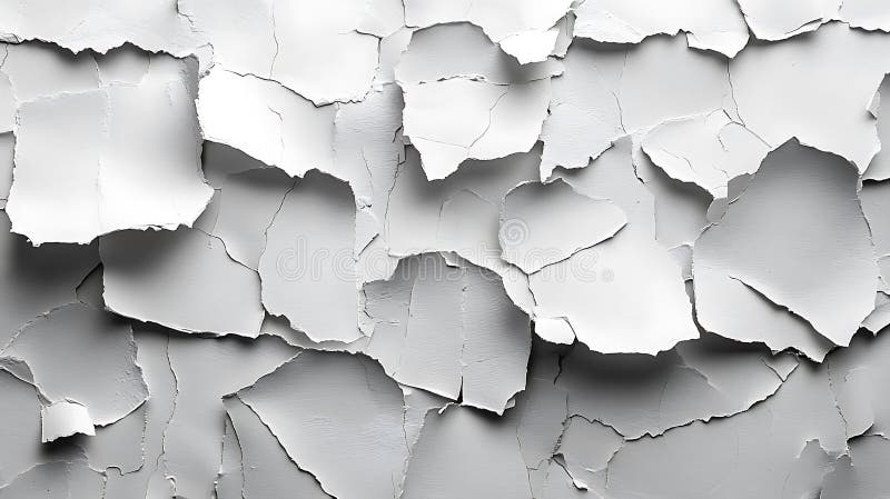 Abstract Texture of White Peeling Paint Wall Pattern Background ...