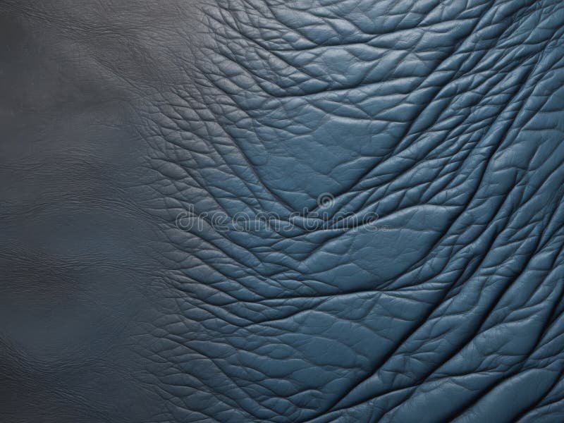 Abstract Texture of Wrinkled Blue Leather Background Stock Image ...
