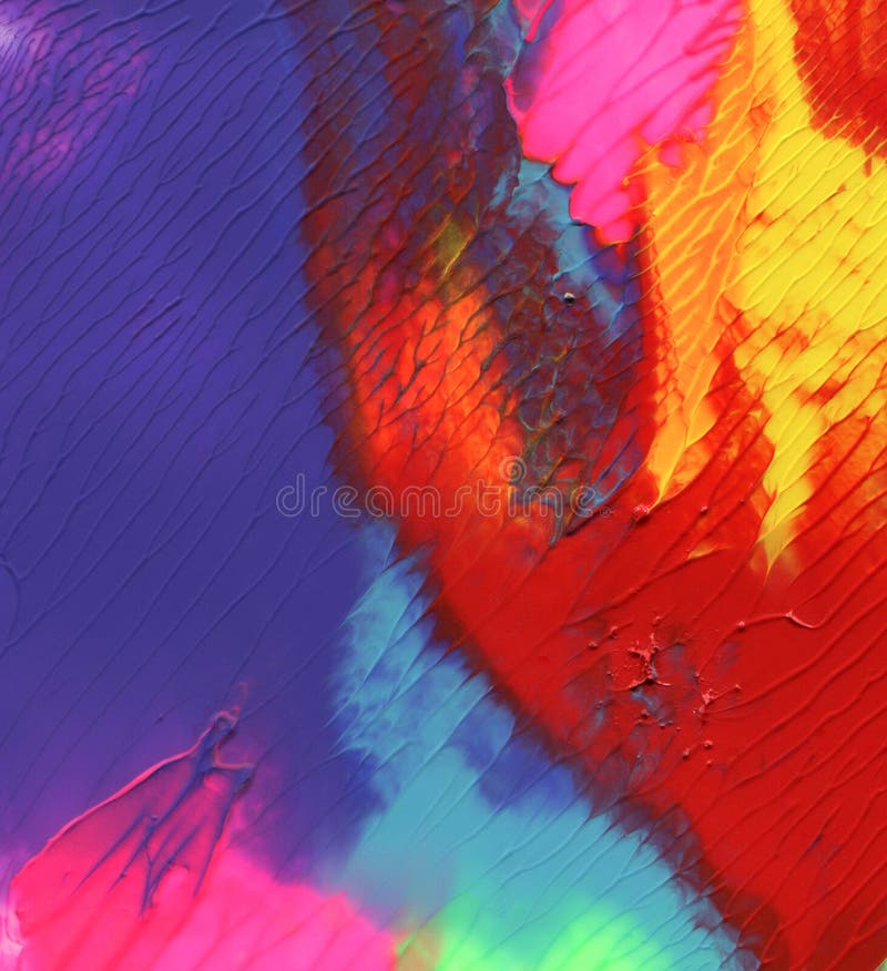 Abstract Textured Acrylic Painted Background. Stock Illustration ...