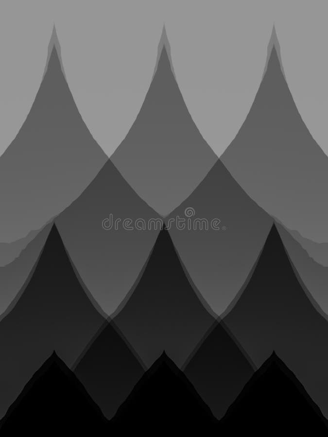 Abstract Textured Background with Decorative Digital Art, Grey Spike ...