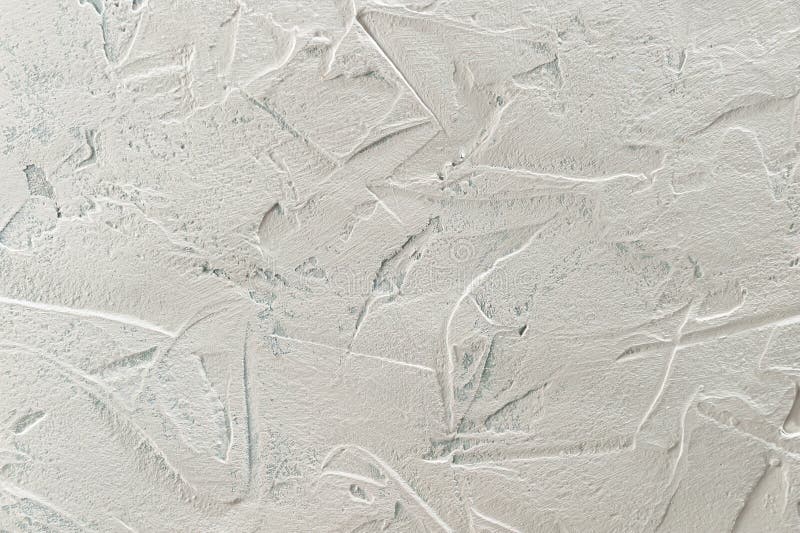 Abstract Textured Background: Light Gray Putty. Imitation of Surface of ...
