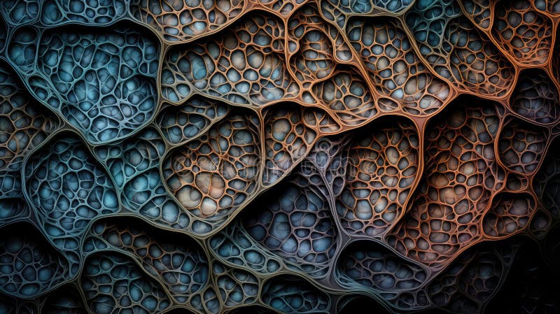 Abstract Neural Pattern Texture Background Stock Illustration ...