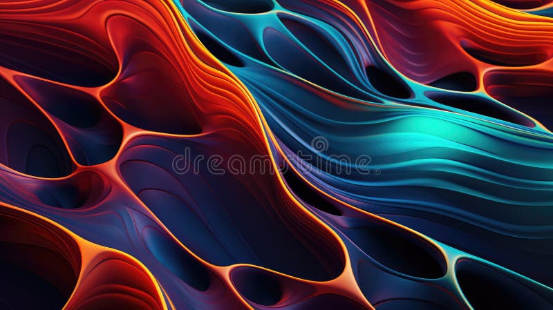 Abstract Neural Pattern Texture Background Stock Illustration ...