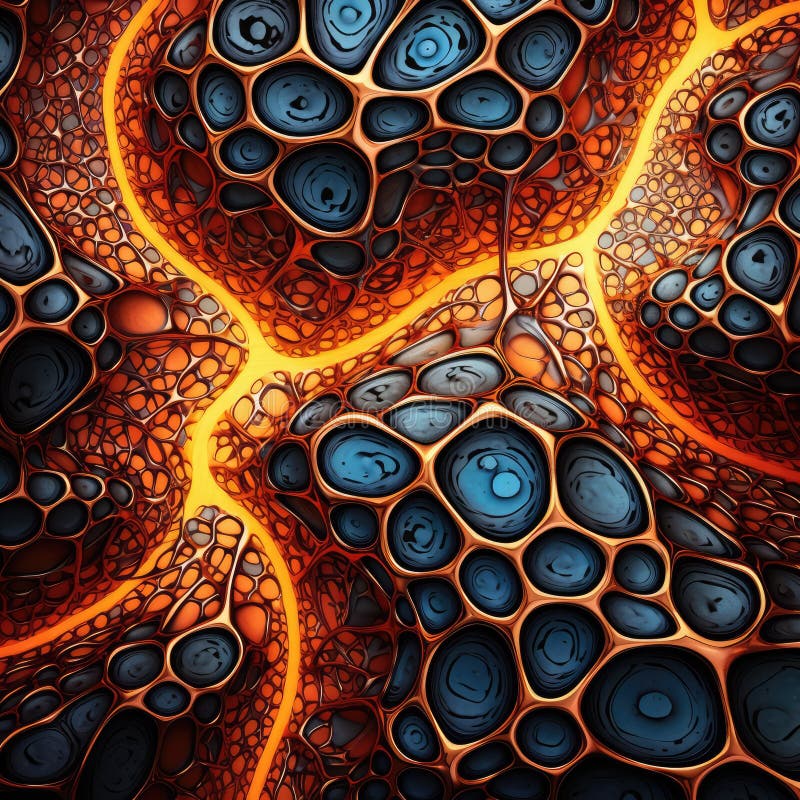 Abstract Neural Pattern Texture Background Stock Illustration ...