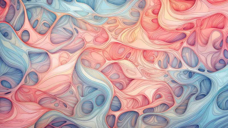 Abstract Neural Pattern Texture Background Stock Illustration ...