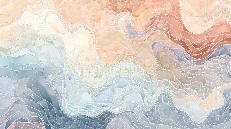 Abstract Neural Pattern Texture Background Stock Illustration ...