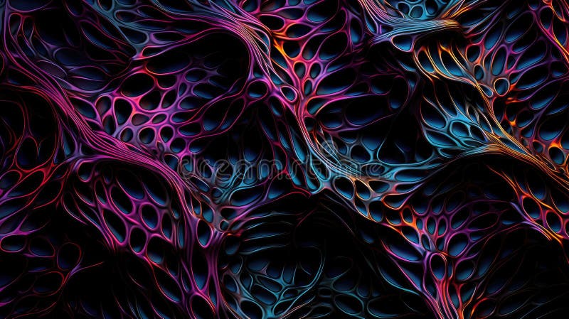 Abstract Neural Pattern Texture Background Stock Illustration ...