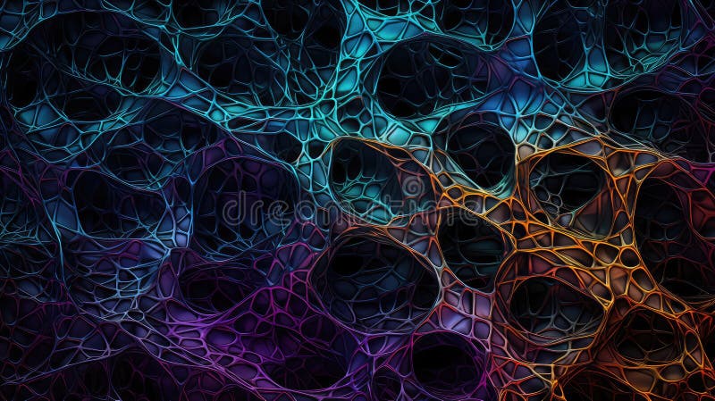 Abstract Neural Pattern Texture Background Stock Illustration ...