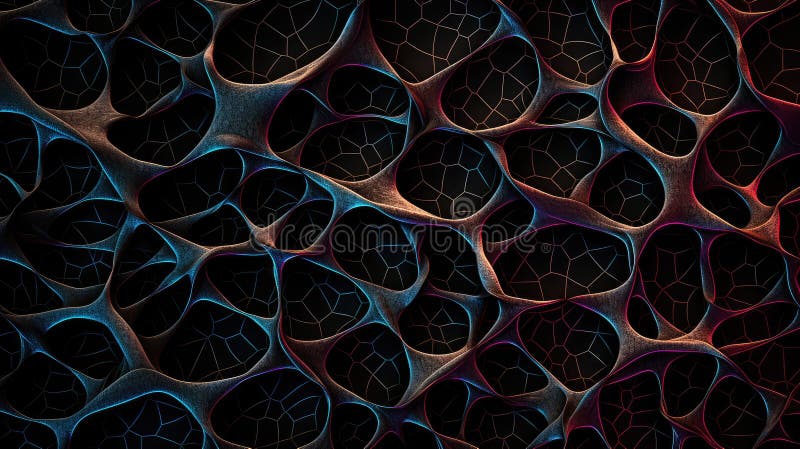 Abstract Neural Pattern Texture Background Stock Illustration ...