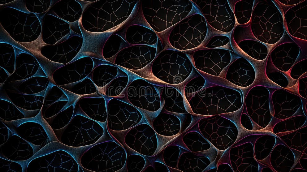 Abstract Neural Pattern Texture Background Stock Illustration ...