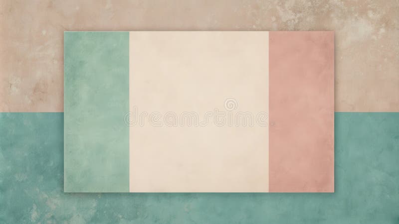 Abstract Textured Background with Pastel Color Blocks and a Vintage ...