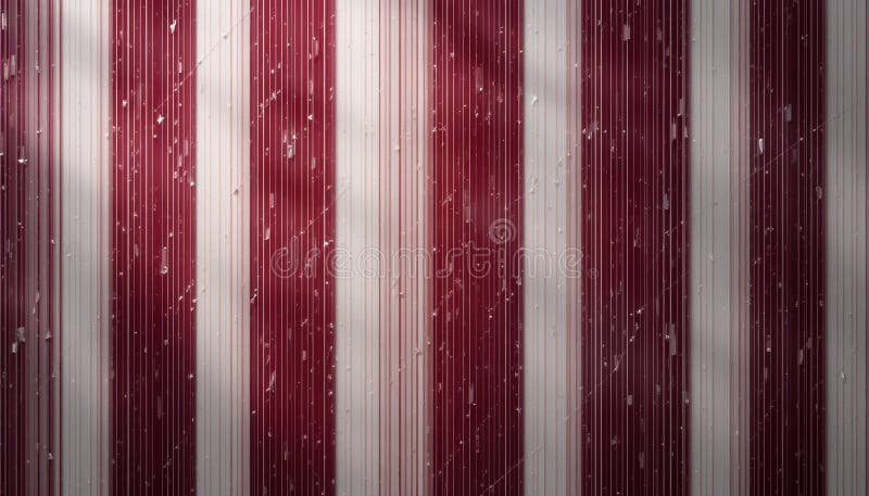 Abstract Textured Background with Red and White Vertical Stripes ...