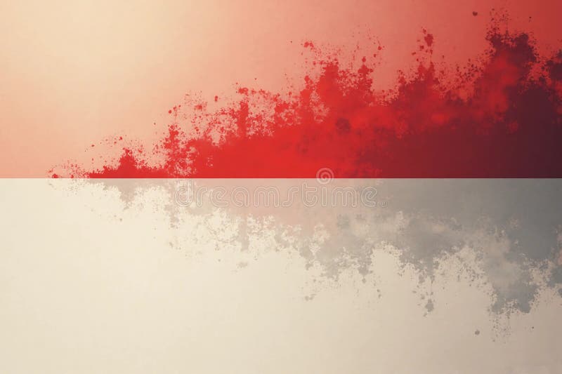 Abstract Indonesian Flag Texture Stock Illustration - Illustration of ...