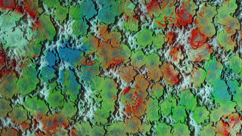 Abstract Textured Background with Rich Colors and Cracks in the Rough ...
