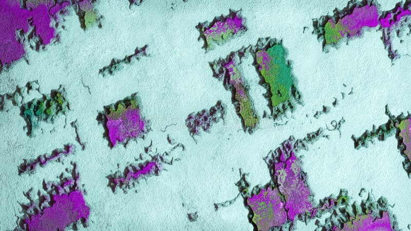 Abstract Textured Background with Rich Colors and Cracks in the Rough ...