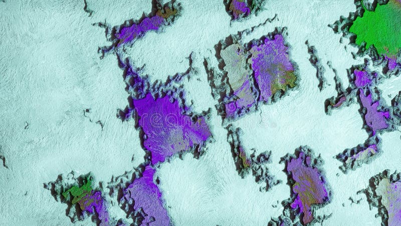 Abstract Textured Background with Rich Colors and Cracks in the Rough ...