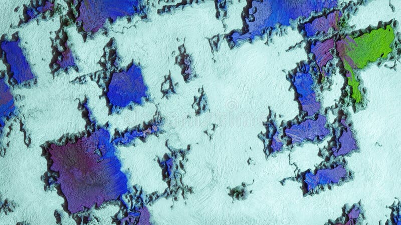 Abstract Textured Background with Rich Colors and Cracks in the Rough ...