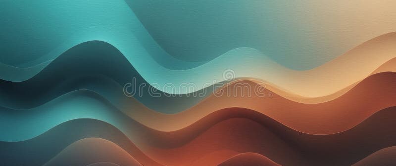 Abstract Textured Background Smooth Gradient Fading Teal Brown Stock ...