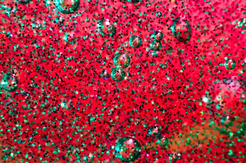 Abstract Textured Background Transparent Slime with Glittering ...