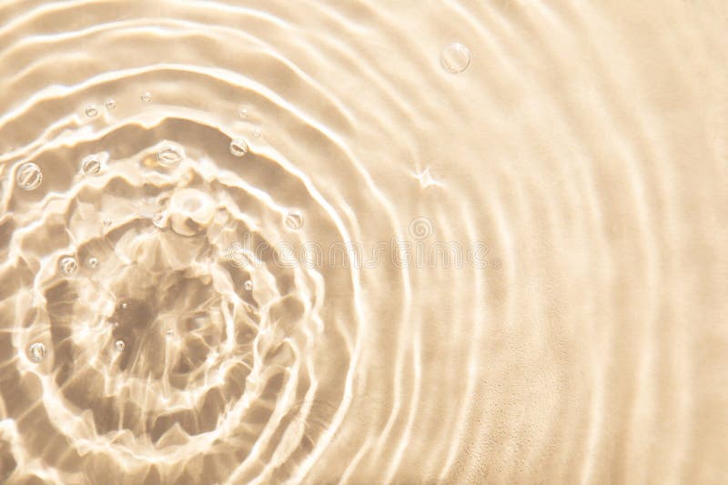 Abstract Textured Background, Water Waves in the Pool with Sun ...