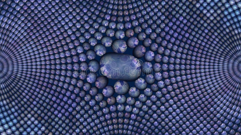 Abstract Textured Blue Background with a Pattern of Spheres Stock ...
