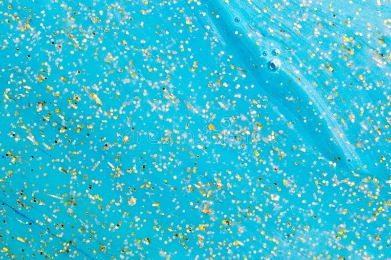Abstract Background Slime with Golden Glitter Stock Photo - Image of ...