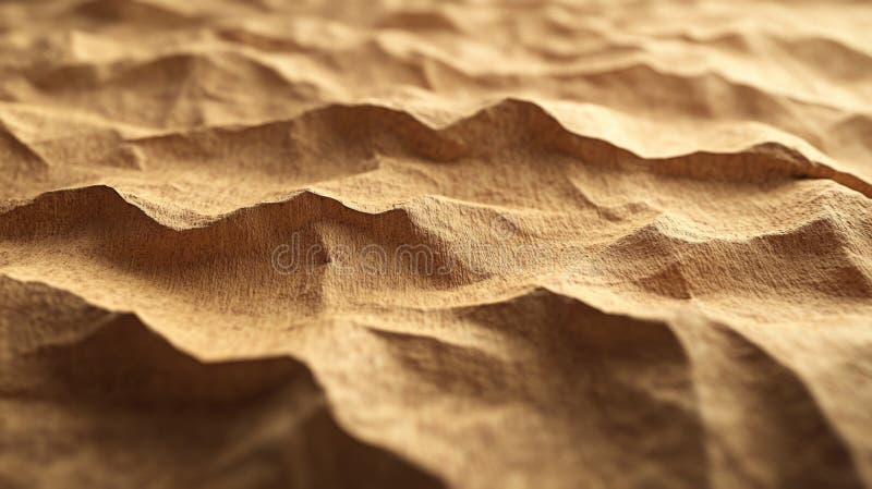 Abstract Textured Brown Surface Showing Undulating Hills Stock ...