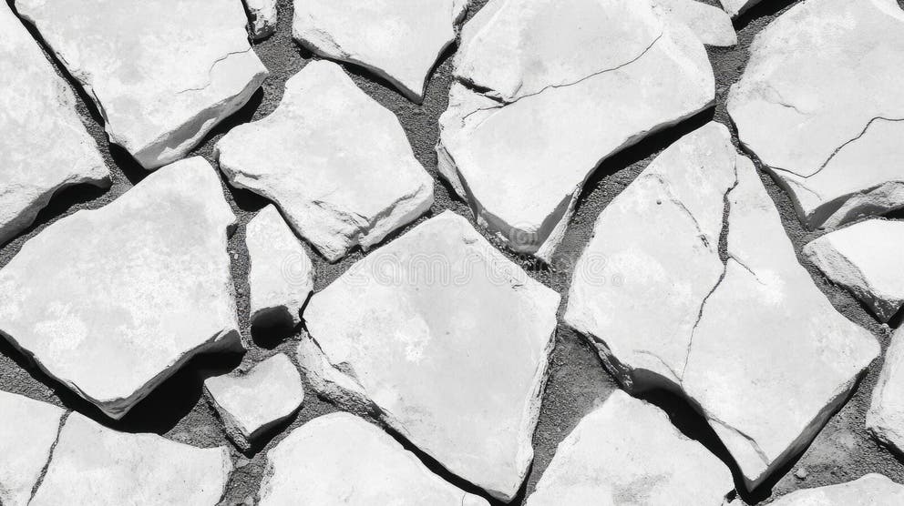 Abstract Textured Concrete Pattern with Chaotic Cracks for Design ...