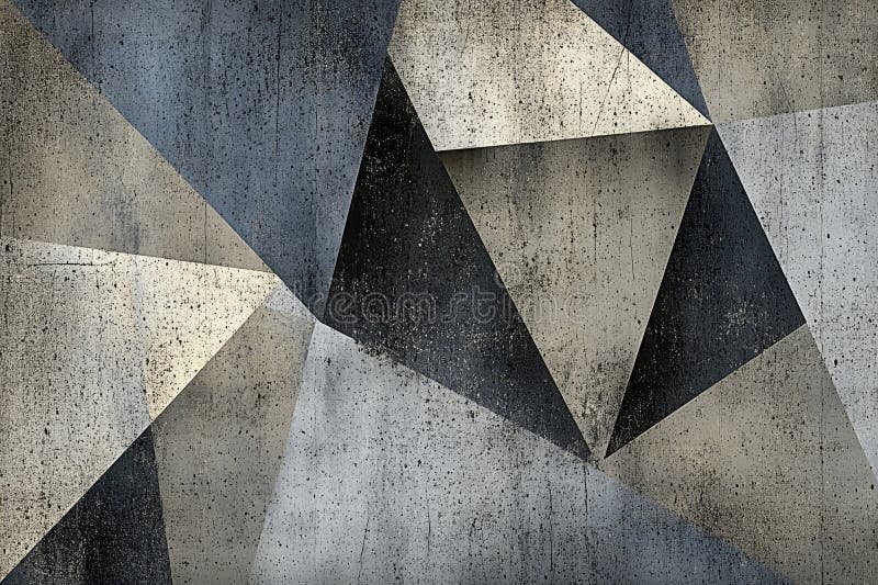Abstract Geometric Concrete Texture Stock Illustration - Illustration ...