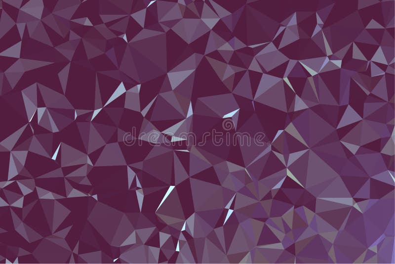 Abstract Textured Dark Brown Polygonal Background. Low Poly Geometric ...