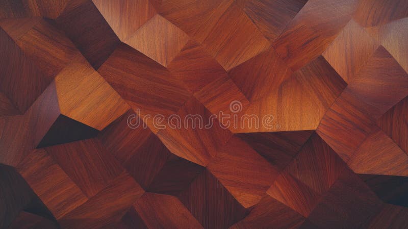 Abstract Textured Hardwood Wall with Geometric Shapes for Interior ...