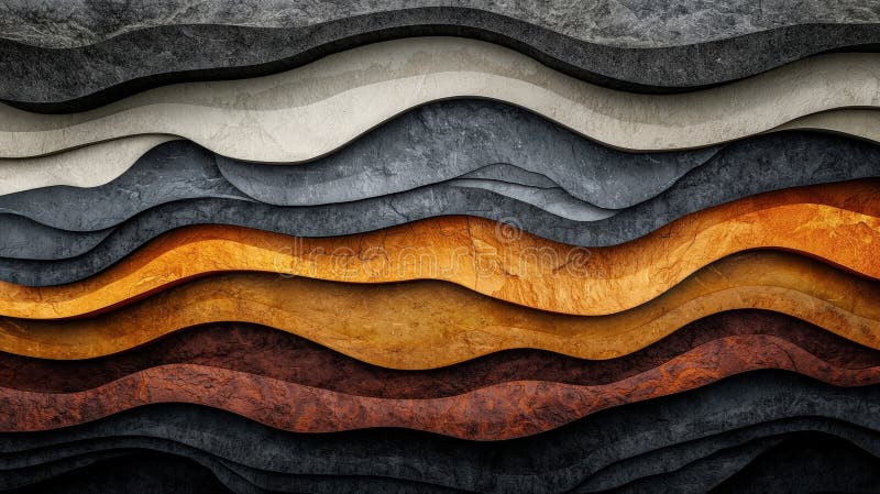 Abstract Textured Layers Showcasing Flowing Patterns in Various Colors ...