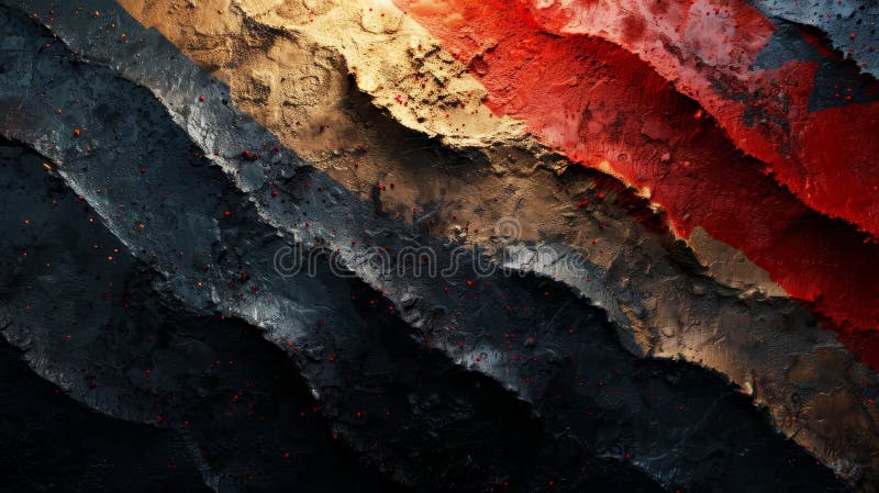 Abstract Textured Layers with Vibrant Colors Creating a Visually ...