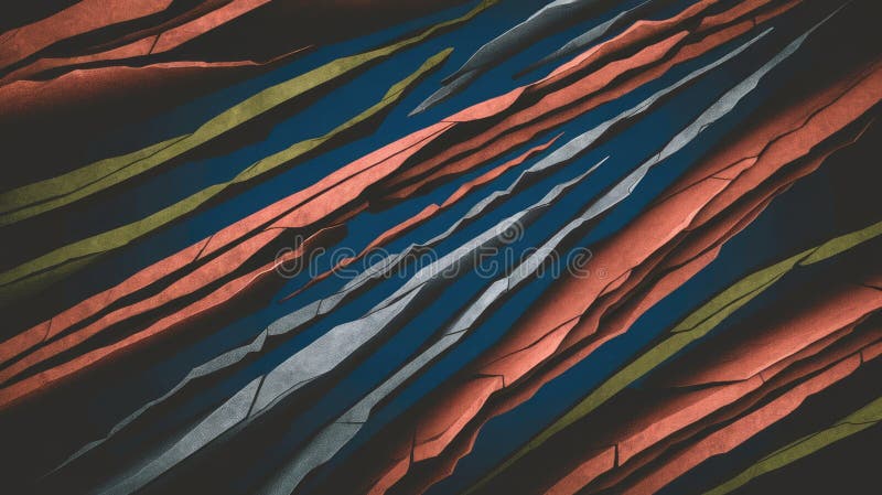 Abstract Textured Lines in Vibrant Colors Creating a Dynamic Visual ...