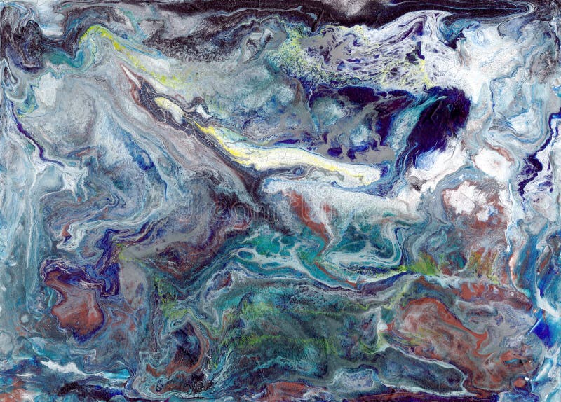 Abstract Textured Multicolor Festive Acrylic Fluid Background Stock ...