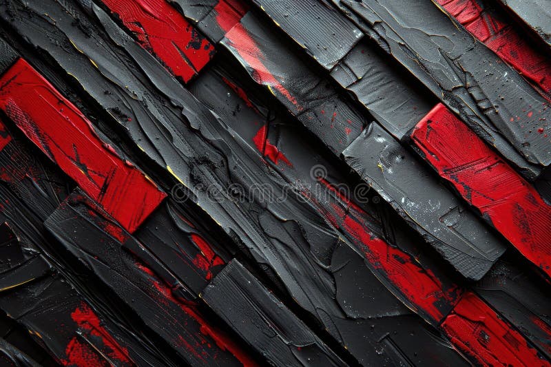 Abstract Textured Red and Black Stock Image - Image of modern, strong ...