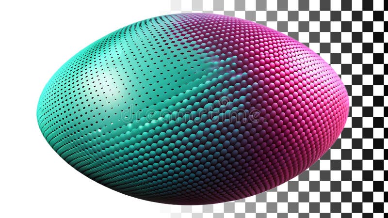 Abstract Textured Sphere Gradient Teal Magenta Dotted Bumpy Surface Png ...