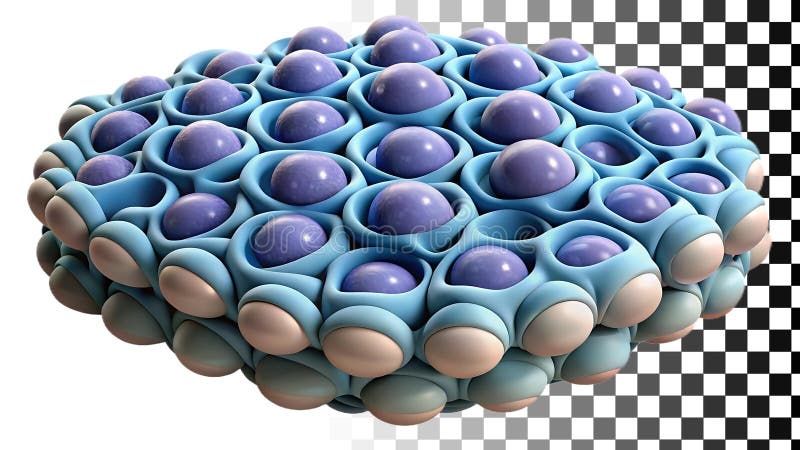 Abstract Textured Structure Blue Purple Repeating Pattern Surface Png ...