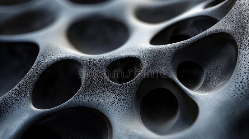 Abstract Textured Surface with Irregular Holes Stock Illustration ...